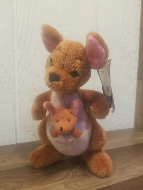 VINTAGE DISNEY GUND Winnie The Pooh 100 Acre Collection 9" Kanga And ...
