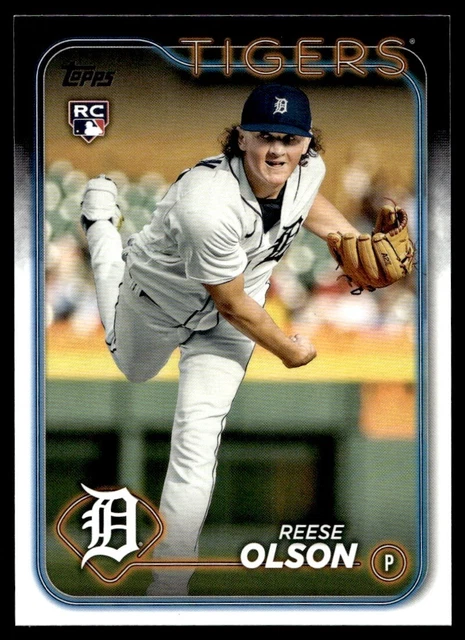 CARTE RECRUE REESE Olson 2024 Topps Series 1 One RC #308 Detroit Tigers ...