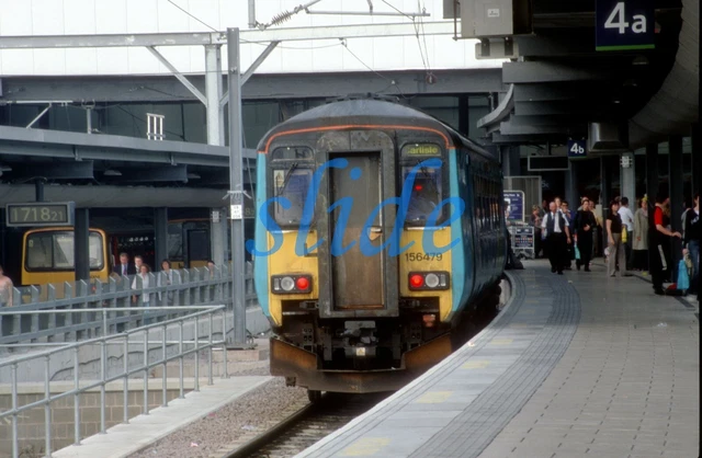 BRITISH RAIL DIESEL Multiple Unit Sprinter Dmu 156479 Leeds 2003 Orig ...