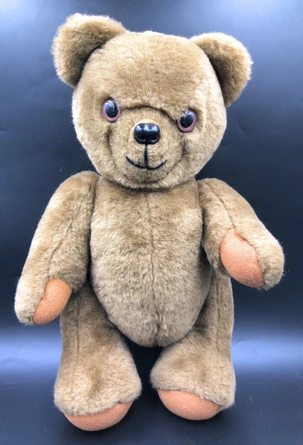 COTSWOLD VINTAGE JOINTED Growler Teddy Bear Brown 16” Plush Soft Toy ...