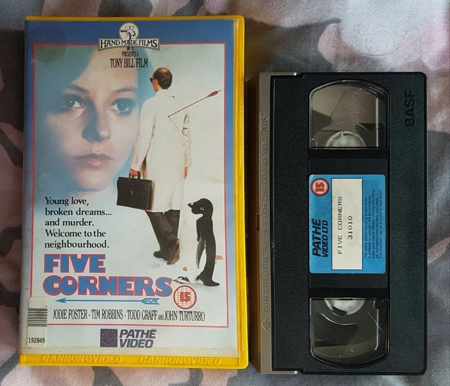 FIVE CORNERS (VHS) BIG BOX - Jodie Foster + John Turturro + Tim Robbins - 1987 £16.12 - PicClick UK