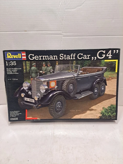 REVELL 1/35 SCALE WWII German Staff Car G4 Model Kit 03235 new sealed ...