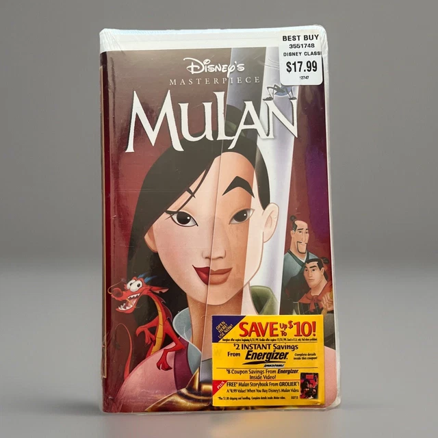 WALT DISNEY MASTERPIECE Mulan - (VHS, 1999) Clamshell Brand New Sealed Vintage £12.93 - PicClick UK