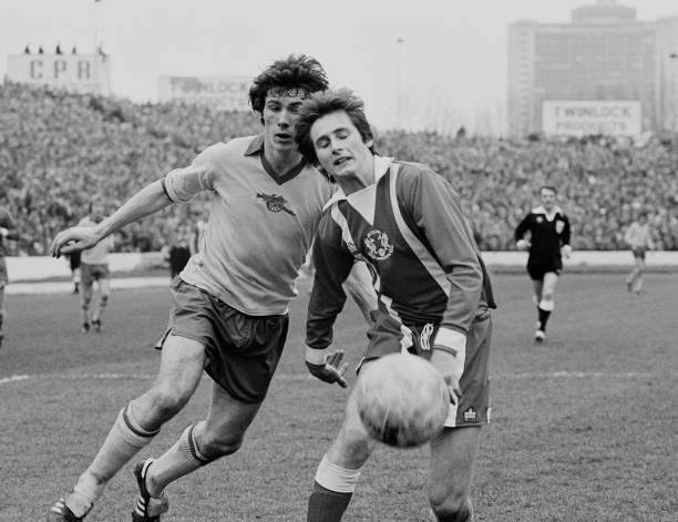 FRANK STAPLETON FA Cup Semi Final at Stamford Bridge 1978 Football Old ...