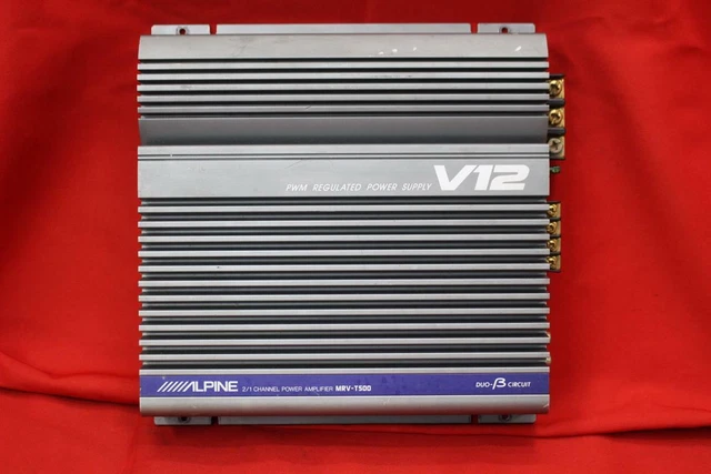 ALPINE V12 AMPLIFIER MRV-T500 2ch power amplifier EUR 200,60 - PicClick IT