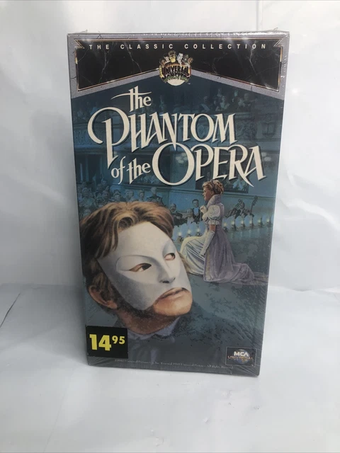THE PHANTOM OF the Opera 1943 VHS Claude Rains Classic Universal Horror ...