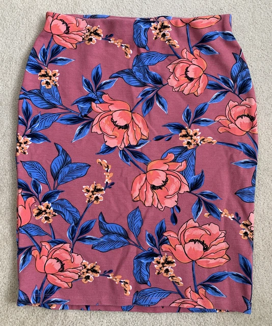 Womens Sportsgirl Size Xxs Short Skirt Pink With Flowers Fitted Eur 10