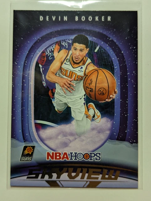 2023-24 NBA HOOPS Basketball Devin Booker Skyview Holo #24 Phoenix Suns ...