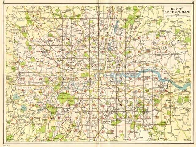 LONDON. INDEX MAP. GEOGRAPHERS' A-Z 1964 old vintage plan chart £7.99 ...