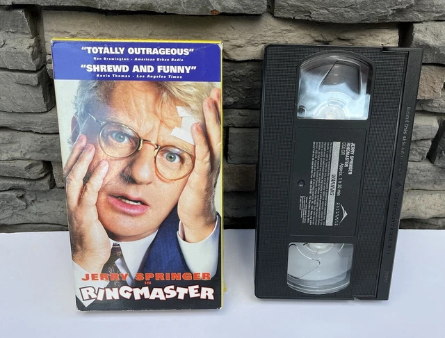 JERRY SPRINGER RINGMASTER VHS 1998 Jaime Pressly lMichael White Comedy ...
