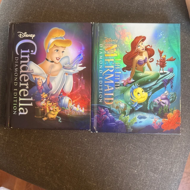 DISNEY CINDERELLA AND The Little Mermaid Diamond Edition Dvd And Blu ...