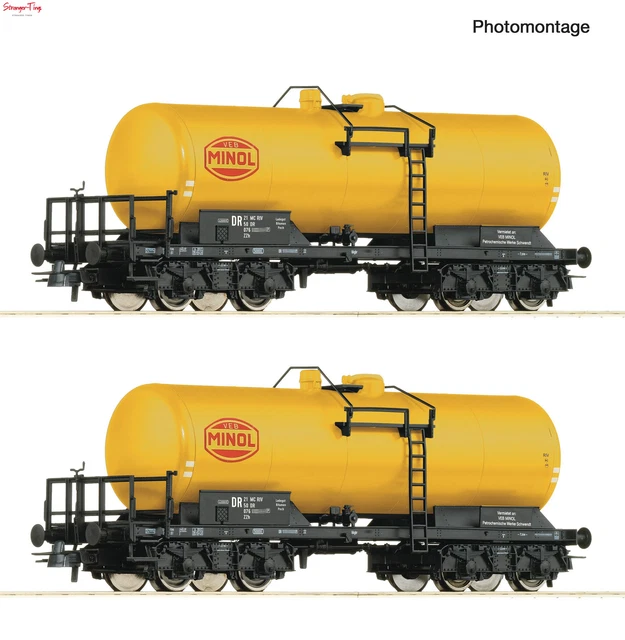 ROCO DR MINOL Bogie Tank Wagon Set (2) IV 1:87 Scale, HO Scale £76.00 ...
