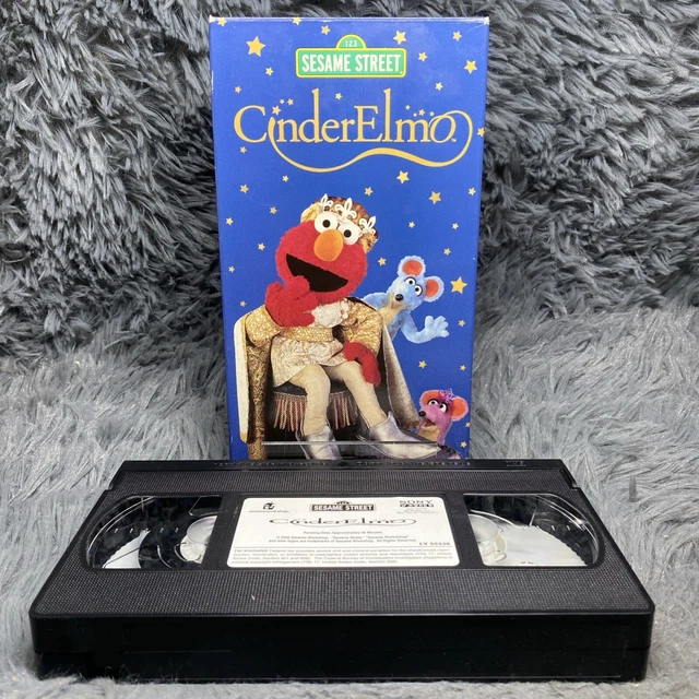 Sesame Street Cinderelmo Vhs Tape 2000 Slip Case Sleeve Kevin Clash
