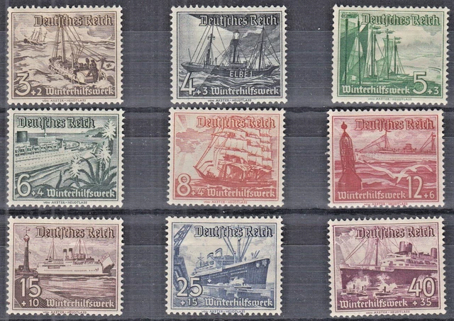 GERMANIA.3°REICH.HITLER NUOVI CON Linguella La Serie Navi Completa EUR ...