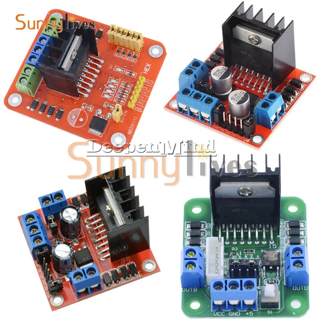 4 KINDS L298N DC Motor Driver Module Stepper Motor Dual H Bridge for ...