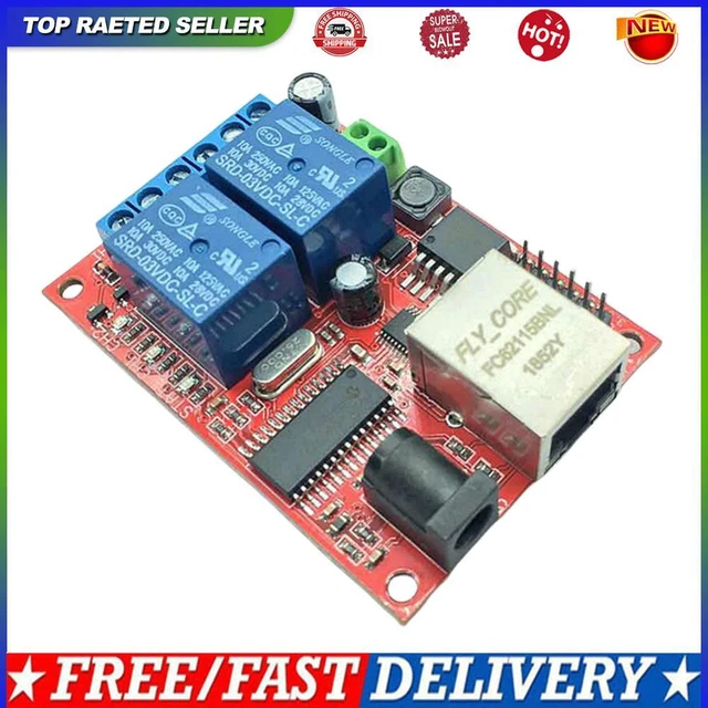LAN ETHERNET TCP UDP Controller Module Relay Board Portable Use for Android APP £16.55 - PicClick UK