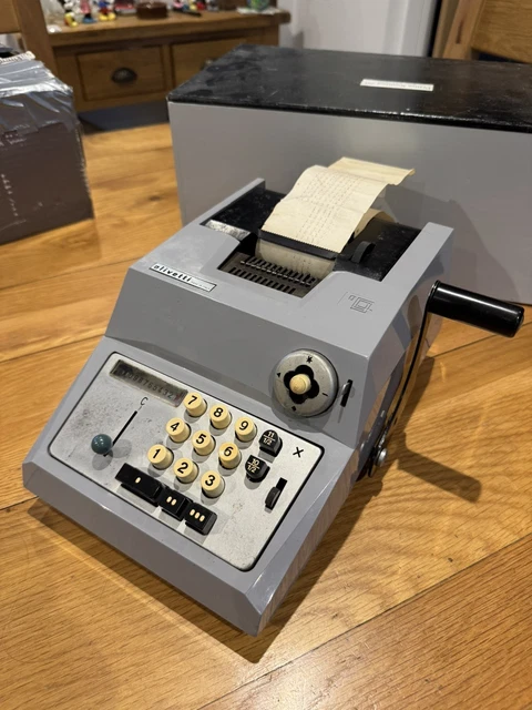 OLIVETTI SUMMA PRIMA 20 Adding Machine 1960s, Made in Italy In Storage ...