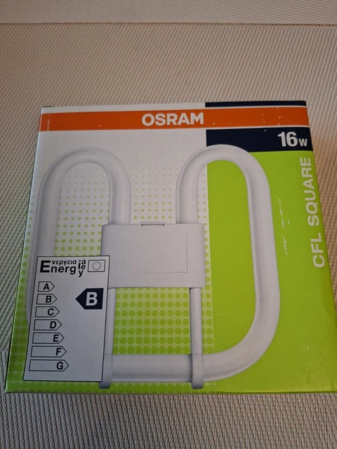 OSRAM LEUCHTSTOFFLAMPE CFL SQUARE 16W / 827 Warm White Deluxe 2P GR8 ...