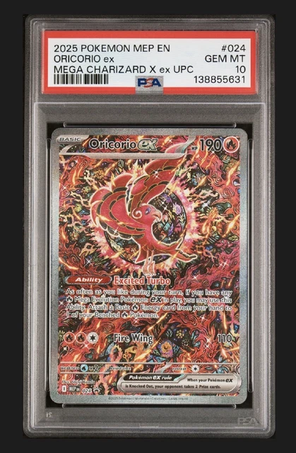 2025 POKEMON MEP Promo Ultra-Premium Collection #024 Oricorio Ex Psa 10 ...