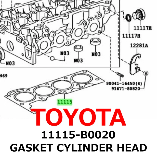 【NEW】TOYOTA GENUINE LITE Ace Town Ace PULLEY, CRANKSHAFT 13470-BZ041 £ ...