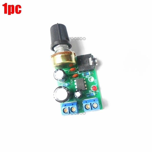 1PCS LM386 AUDIO Power Amplifier Board Dc 3~12V 5V Amp Module ...
