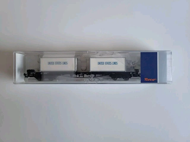 ROCO 76714 RUNGENWAGEN mit Container der NS EP IV OVP KKK neuwertig EUR ...