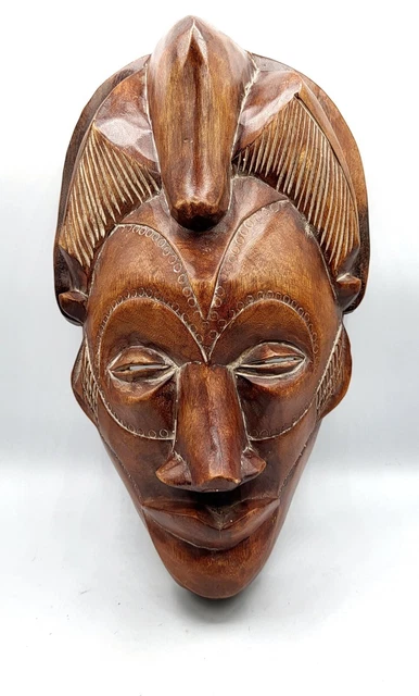 GENUINE AFRICAN MASK from the Tikar People of Cameroon Hand-Carved 15 ...