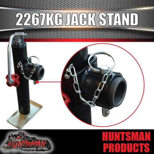 TRAILER CARAVAN CANOPY jack stand. 2267kg rated. heavy duty, solid weld ...