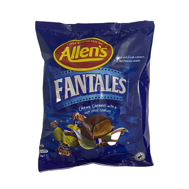 ALLEN’S FANTALES 1KG Discontinued Aussie Chocolate Allen’s Lollies 1kg ...
