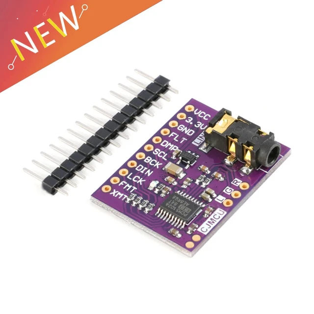 PCM5102 I2S DAC Decoder Module for Raspberry Pi Digital Audio Player ...