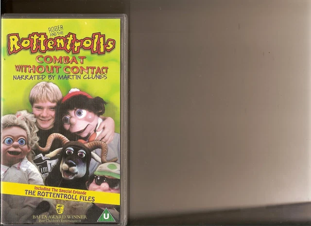 ROGER AND THE Rottentrolls Combat Without Contact Video Vhs Retro Kids ...