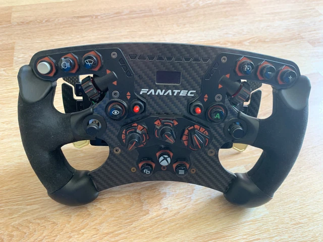 FANATEC CLUBSPORT STEERING Wheel Formula V2 mit Podium Advanced Paddle ...