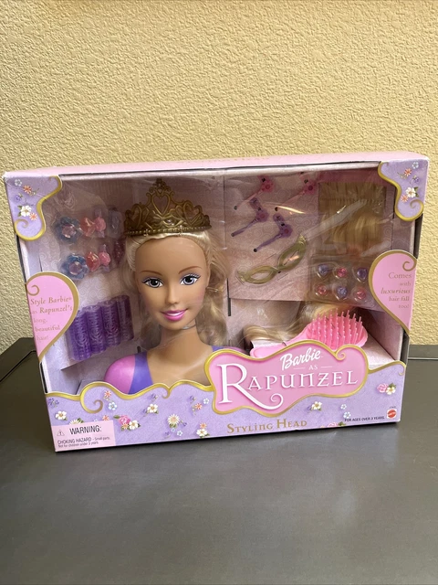 BARBIE MOVIE RAPUNZEL Styling Head Doll Mattel 2000’s Vintage HTF £58. ...