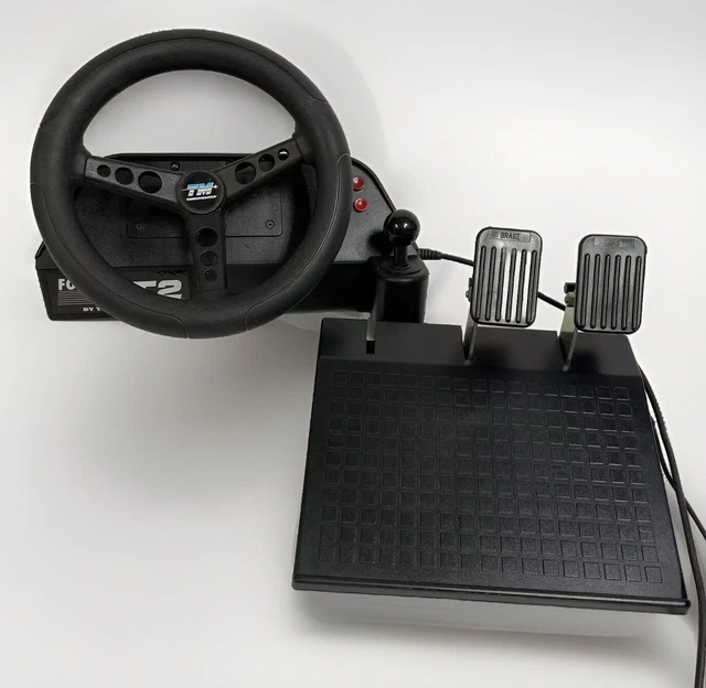 THRUSTMASTER FORMULA T2 TM Gaming Racing Steering Wheel and Pedals - PC ...