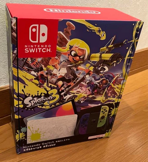 NINTENDO SWITCH OLED Model Splatoon 3 Edition Console NEW DHL Japan EUR ...
