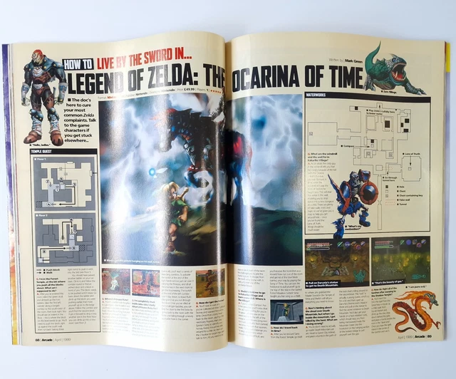 ARCADE MAGAZINE METAL GEAR SOLID PlayStation 2 Mario N64 Sega APRIL ...