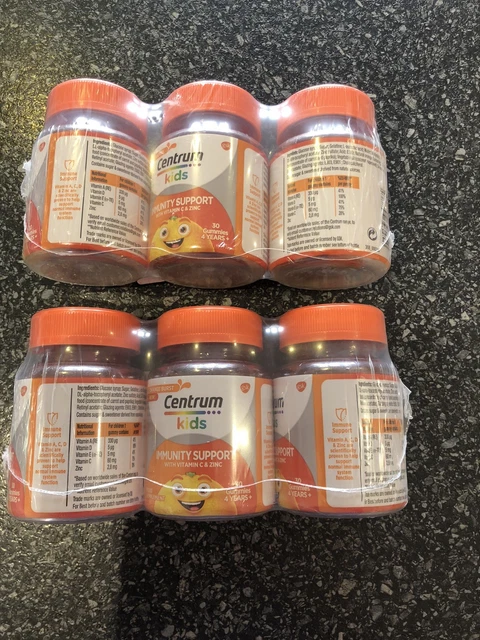 CENTRUM KIDS IMMUNITY Support Gummies 6 X 30 Gummies SEALED🍊🍊 £6.50 ...