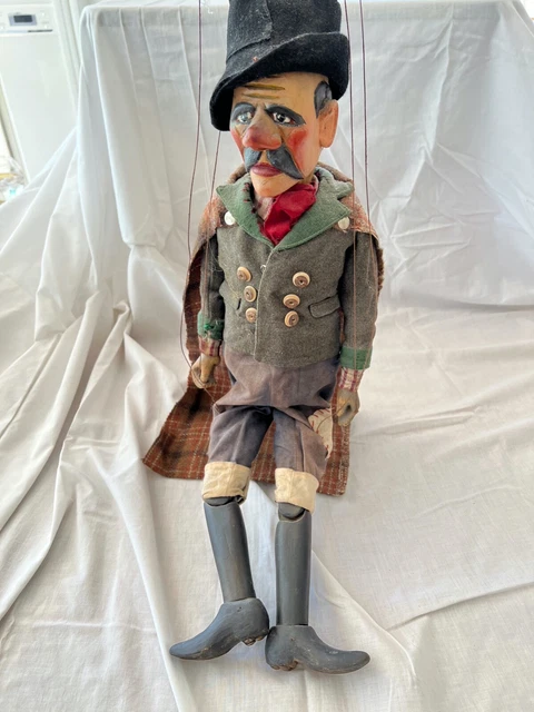 GENUINE CZECH ANTIQUE Puppet Historic Piece £260.72 - PicClick UK