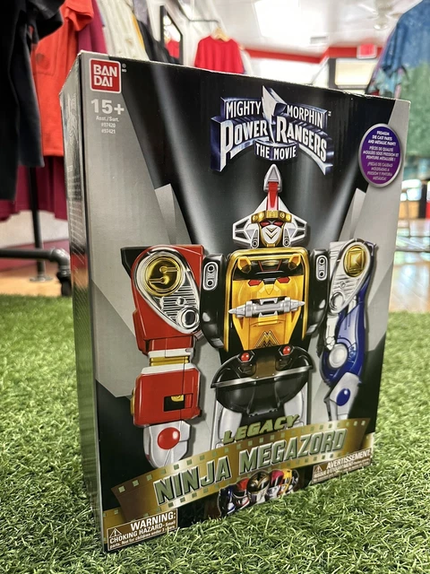 BANDAI POWER RANGERS Mighty Morphin Legacy Ninja Megazord Action Figure ...
