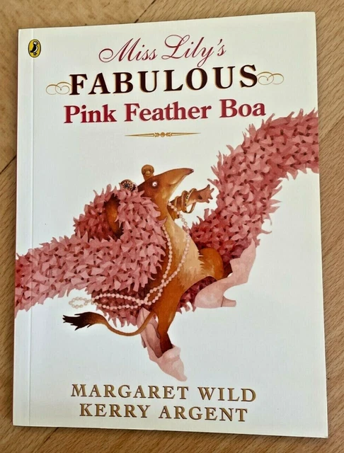MARGARET WILD. MISS Lily's Fabulous Pink Leather Boa. 20 By 15Cm ...