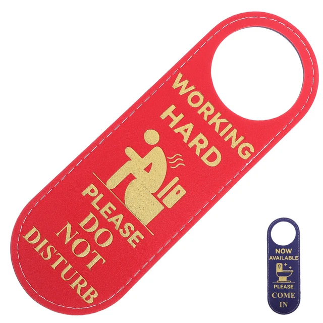 NOW AVAILABLE SIGN Do Not Disturb Sign for Door Knob Double-Sided Door ...