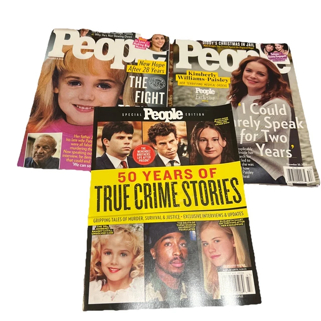 PEOPLE MAGAZINE SPECIAL Edition (2025) 50 Years of True Crime Magazine ...