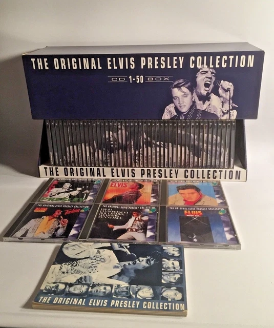 THE ORIGINAL ELVIS Presley Collection Box Set 1-50 CDs, Comes with Book ...