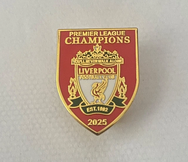 LIVERPOOL FC PIN - Champions 2025 Shield Badge £3.82 - PicClick UK
