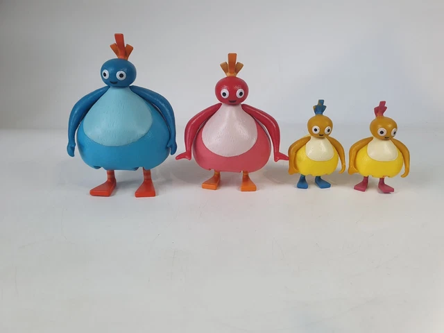 CBEEBIES TWIRLYWOOS BIGHOO Toodloo Chickedy Chick Red Boat Figure Toys ...