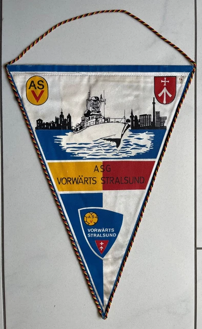 DDR WIMPEL ASV Vorwärts Stralsund Volksmarine OHS Schnellboot Ostsee ...