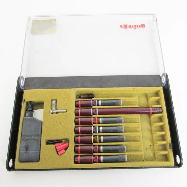 ROTRING MICRONORM TECHNICAL Pen & Nibs Set Drafting Drawing Equipment £ ...