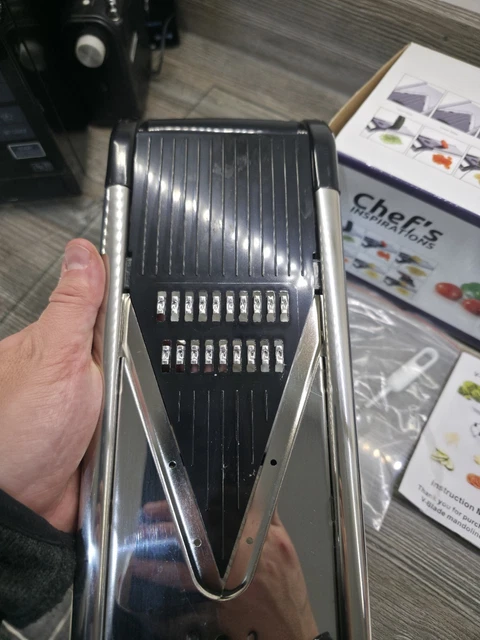 CHEF'S INSPIRATIONS ADJUSTABLE Mandoline Slicer - COMINHKPR128905 £9.72 ...