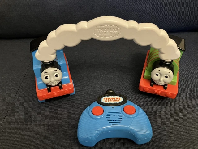 THOMAS & FRIENDS Fisher Price Thomas & Percy RC Remote Control Race ...