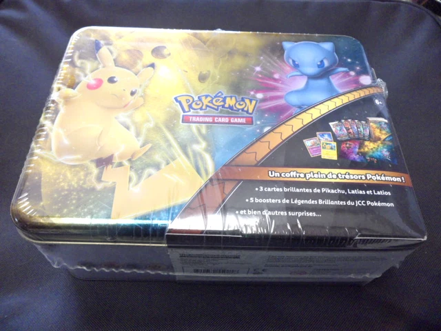 LÉGENDES BRILLANTES VALISETTE Pikachu et Mew Coffret métal Neuf Scellé ...